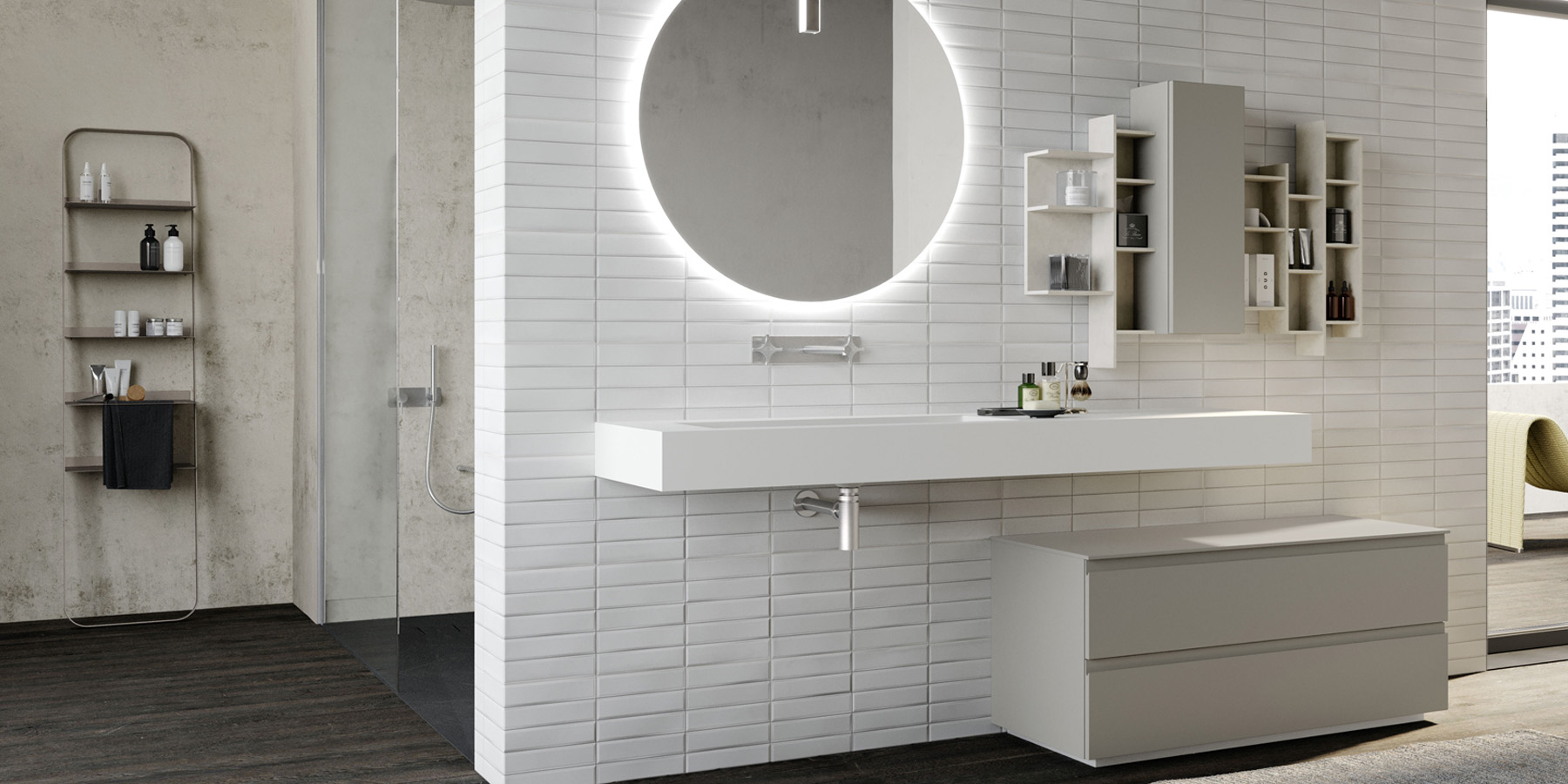 Urban Solid-Surface Bathroom Countertops | Hastings Bath