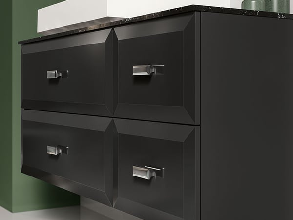 Mako | Luxury Bathroom Vanity with Drawers | Hastings Bath Collection