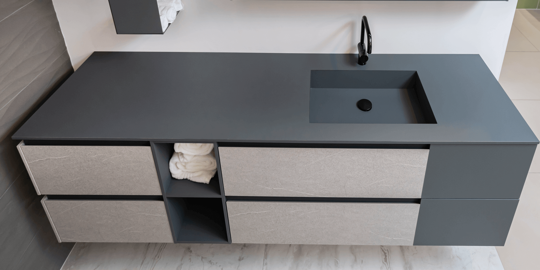 Fenix | Italian Scratch Resistant Countertops | Hastings Bath Collection