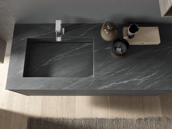 High Pressure Laminate (HPL) Countertops | Hastings Bath Collection