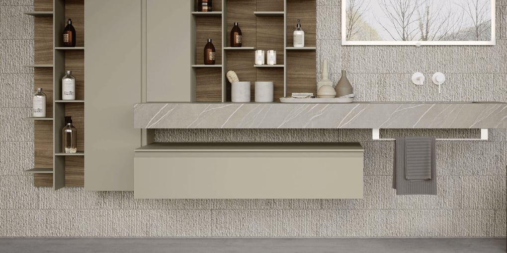 High Pressure Laminate (HPL) Countertops | Hastings Bath Collection