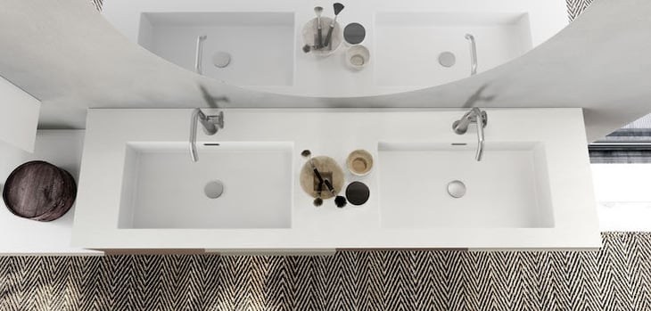 Urban Solid-Surface Bathroom Countertops | Hastings Bath