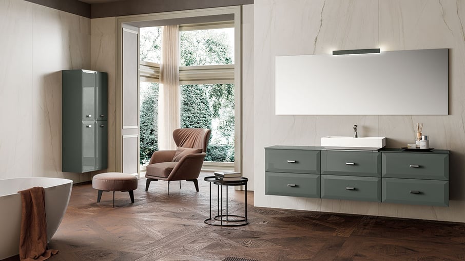 Mako | Luxury Bathroom Storage Cabinets | Hastings Bath Collection