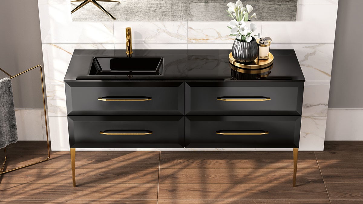 Mako | Luxury Bathroom Storage Cabinets | Hastings Bath Collection