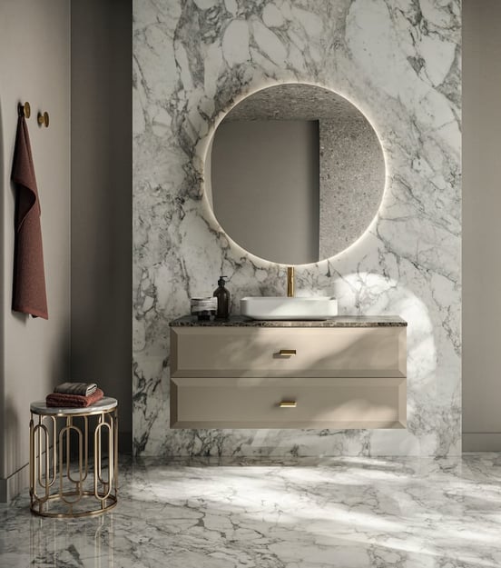 Mako | Luxury Bathroom Vanity with Drawers | Hastings Bath Collection