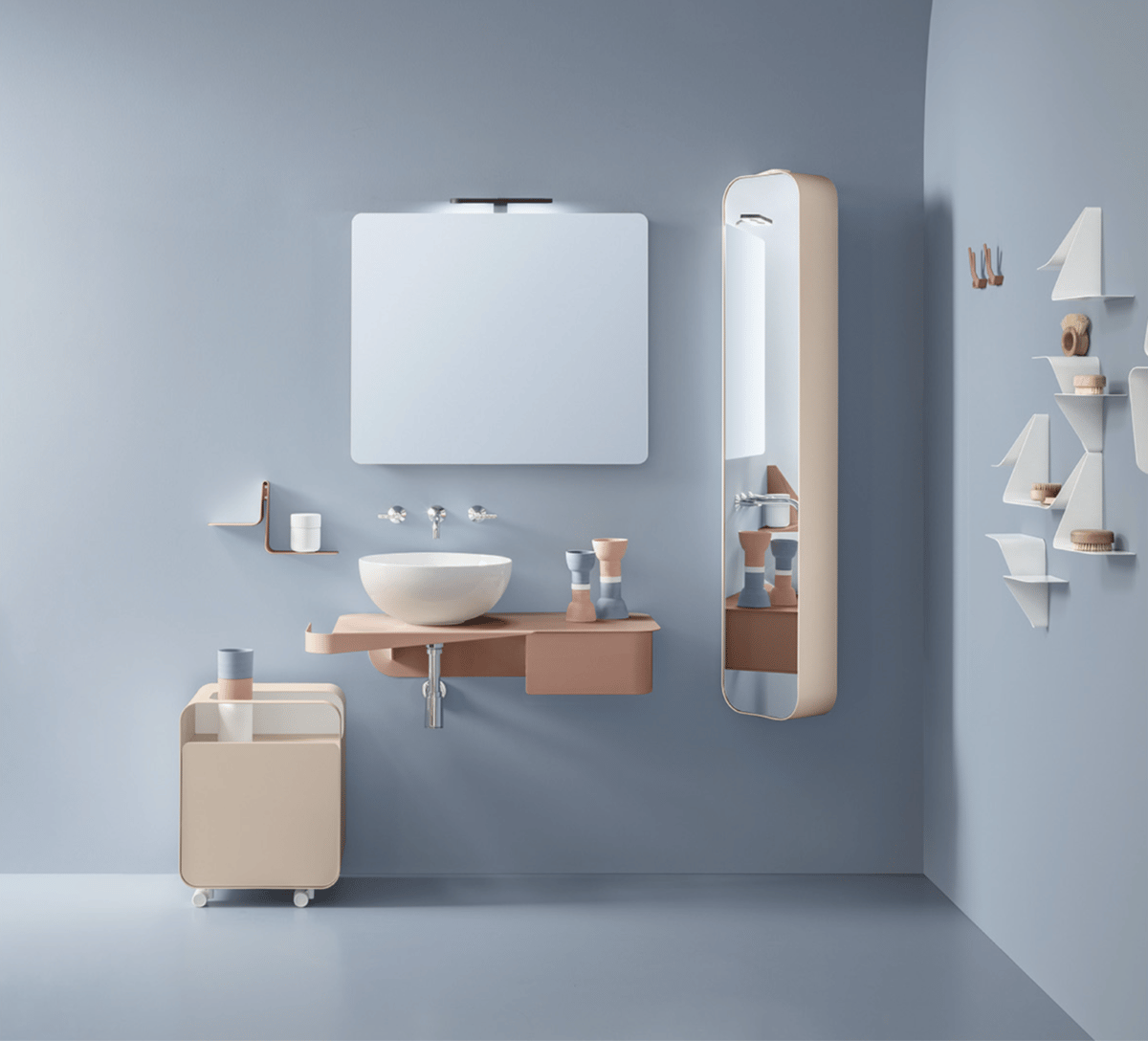 Tulip Rotating Storage | Luxury Bathroom Storage | Hastings Bath Collection