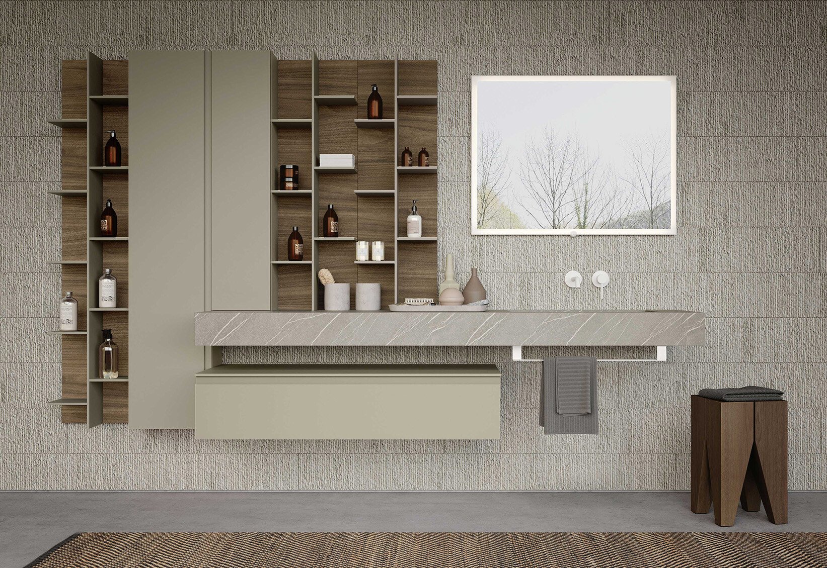 Urban Low Height | Low-Profile Bathroom Vanity | Hastings Bath Collection