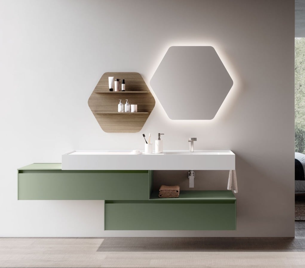 Urban Hexagon Storage | Storage & Shelving | Hastings Bath Collection